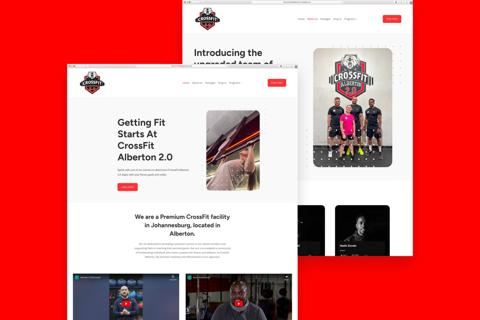 CrossFit 2.0 Alberton | Integrated Web Service